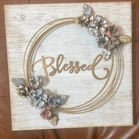 Accents | Blessed Sign | Poshmark